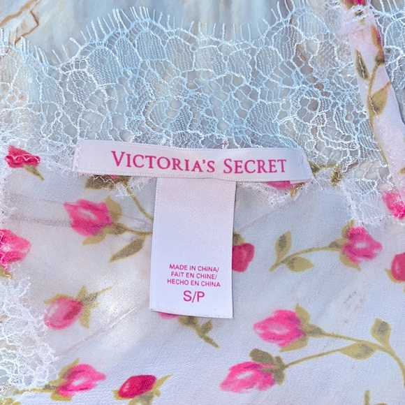 Victoria's Secret | Intimates & Sleepwear | Small Sheer Rose Lace Trim ...